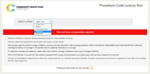 Procedure Code Lookup Tool - Washington State Local Health Insurance - CHPW